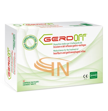 Gerdoff 20 cpr Masticabili | Farmaciainlinea.it